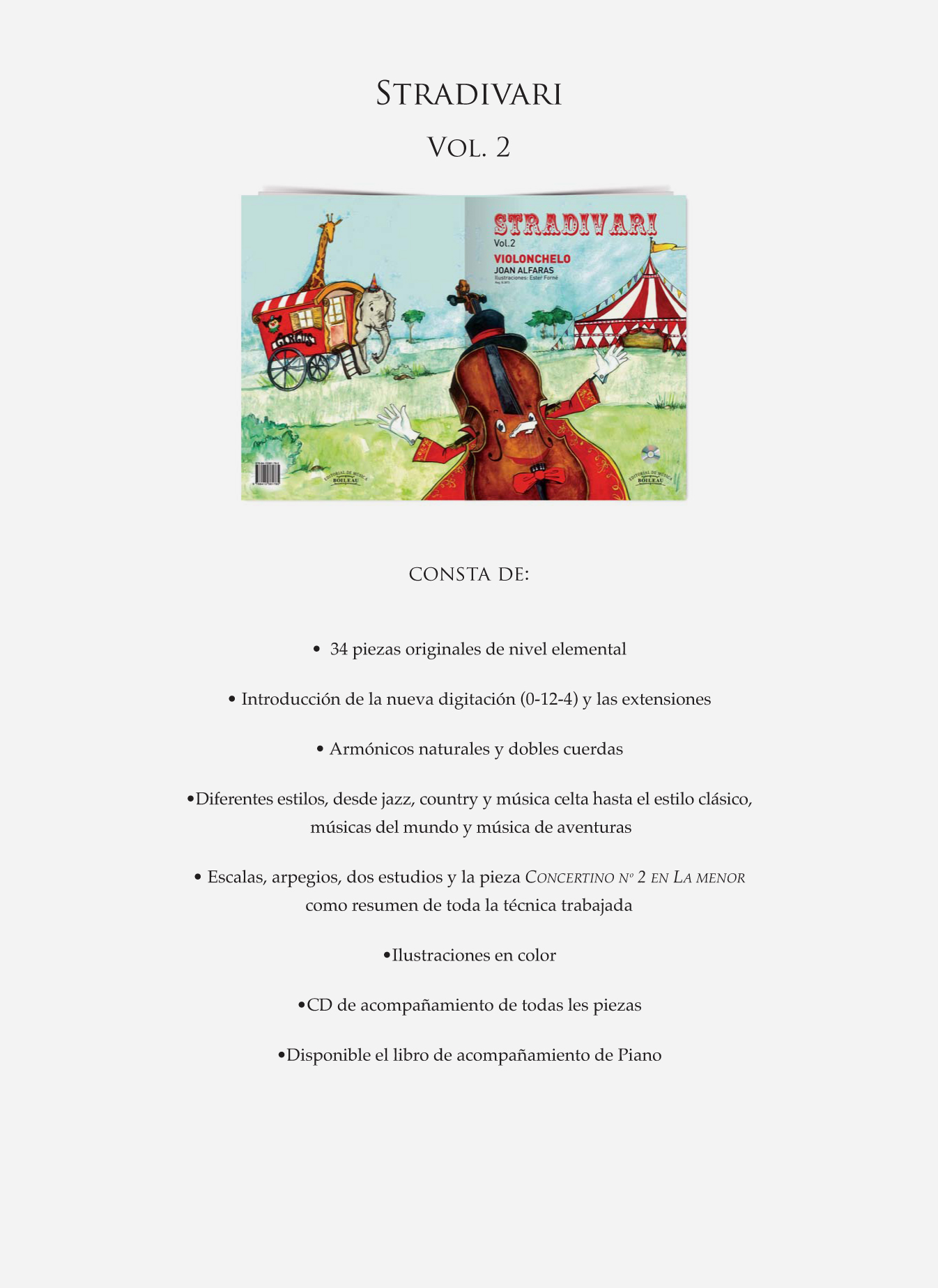 Stradivari Violonchelo, Vol. 2 – Stradivari